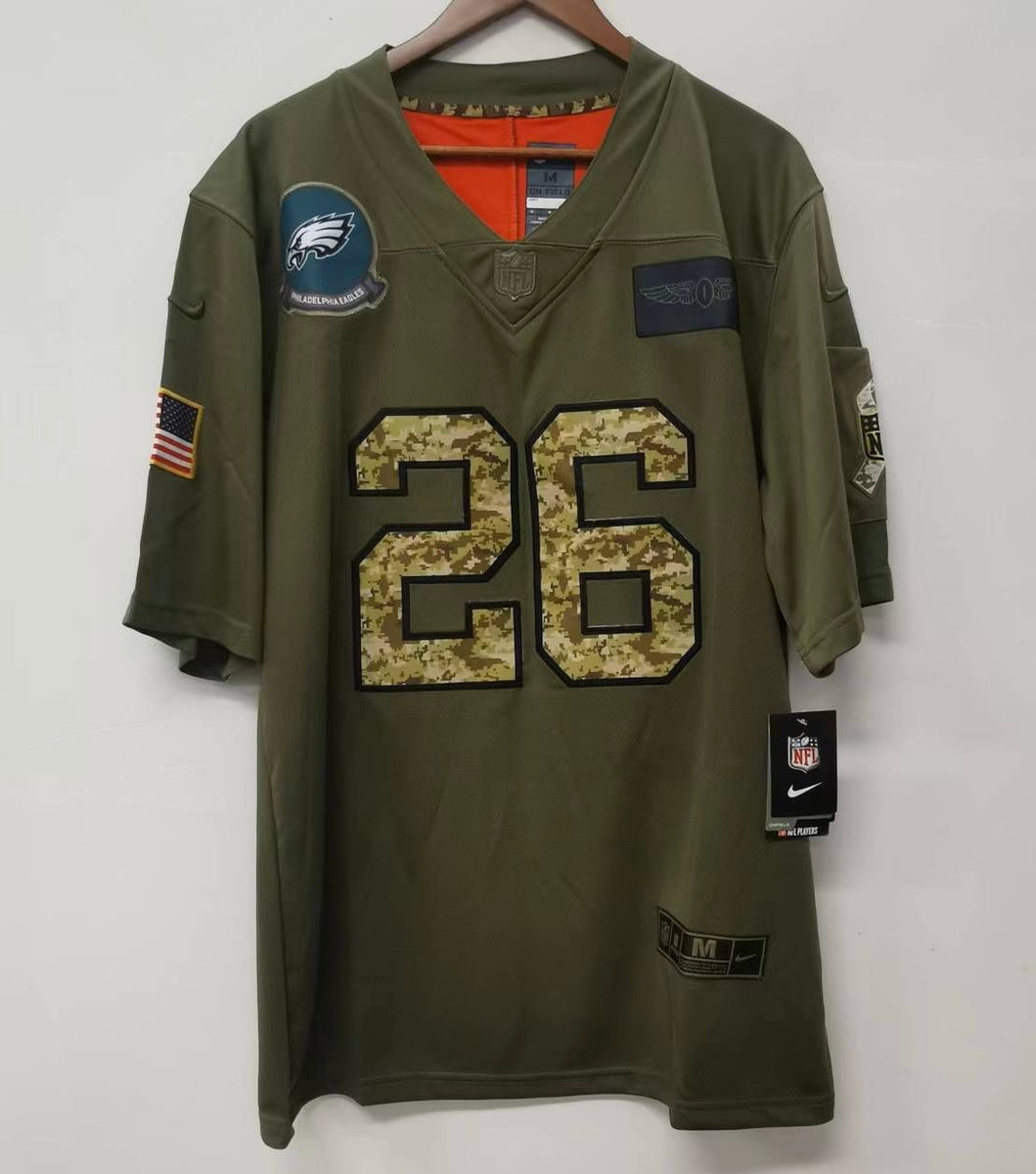 Saquon Barkley Philadelphia Eagles Nike NFL Salute to Service Jersey – Classic Authentics