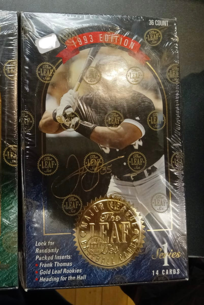 1993 Leaf baseball Series 1 wax box 36 packs – Classic Authentics