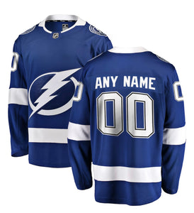 Any Name & Number Tampa Bay Lightning Official NHL Customized Jersey ...