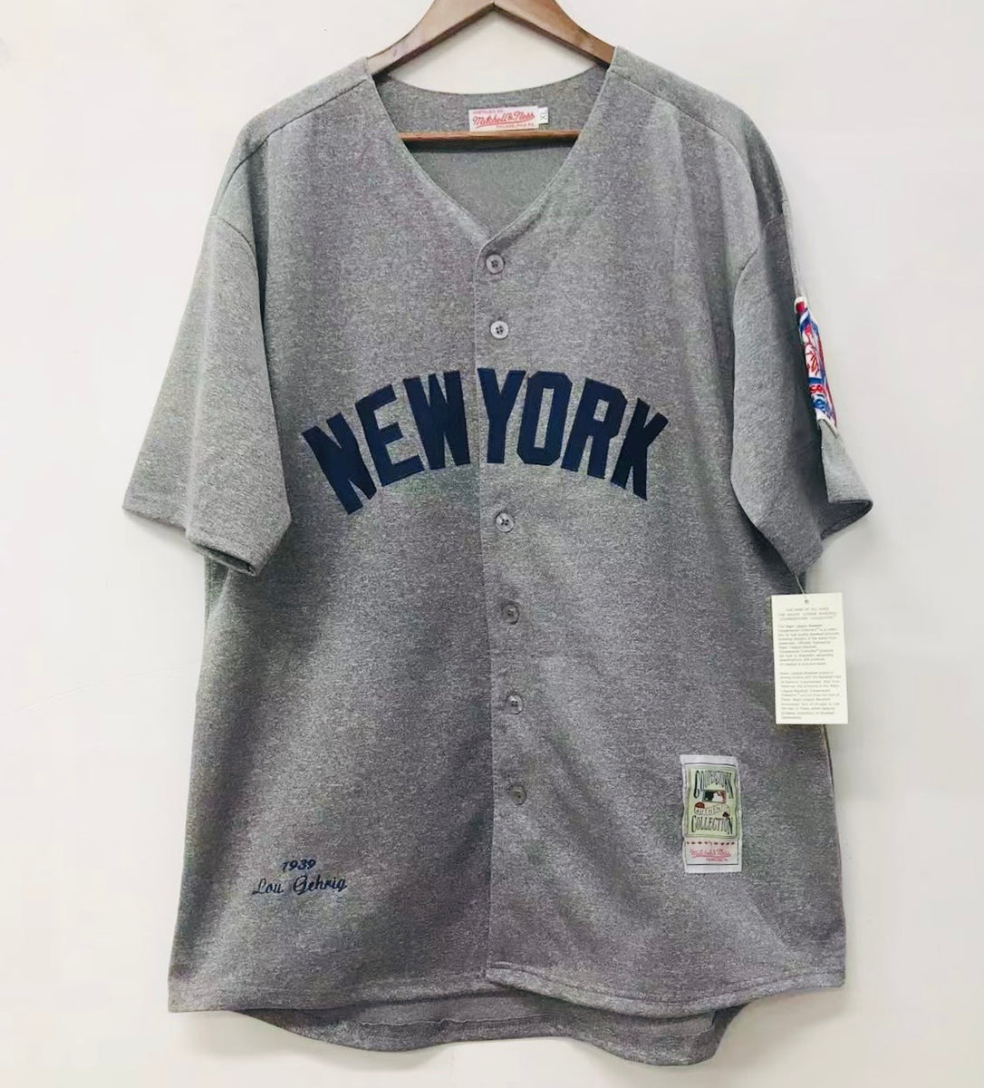 Lou Gehrig New York Yankees Jersey Mitchell & Ness gray – Classic ...