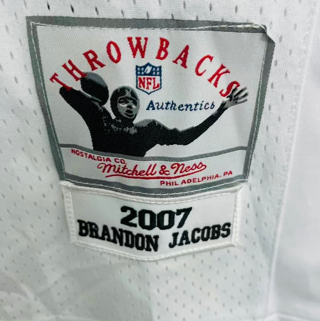 Brandon Jacobs New York Giants Official NFL Mitchell & Ness Super Bowl ...