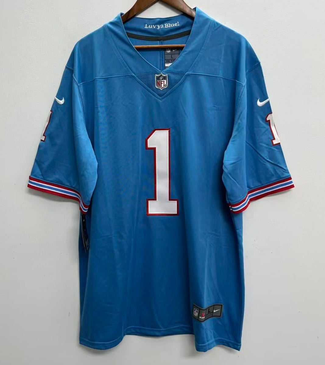 Cam Ward Tennessee Titans Oilers Official NFL Nike Throwback Jersey ...