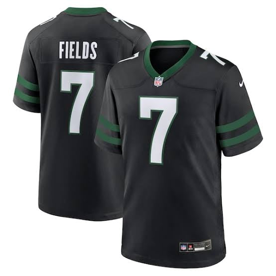 Justin Fields New York Jets Official NFL Nike Jersey black – Classic ...