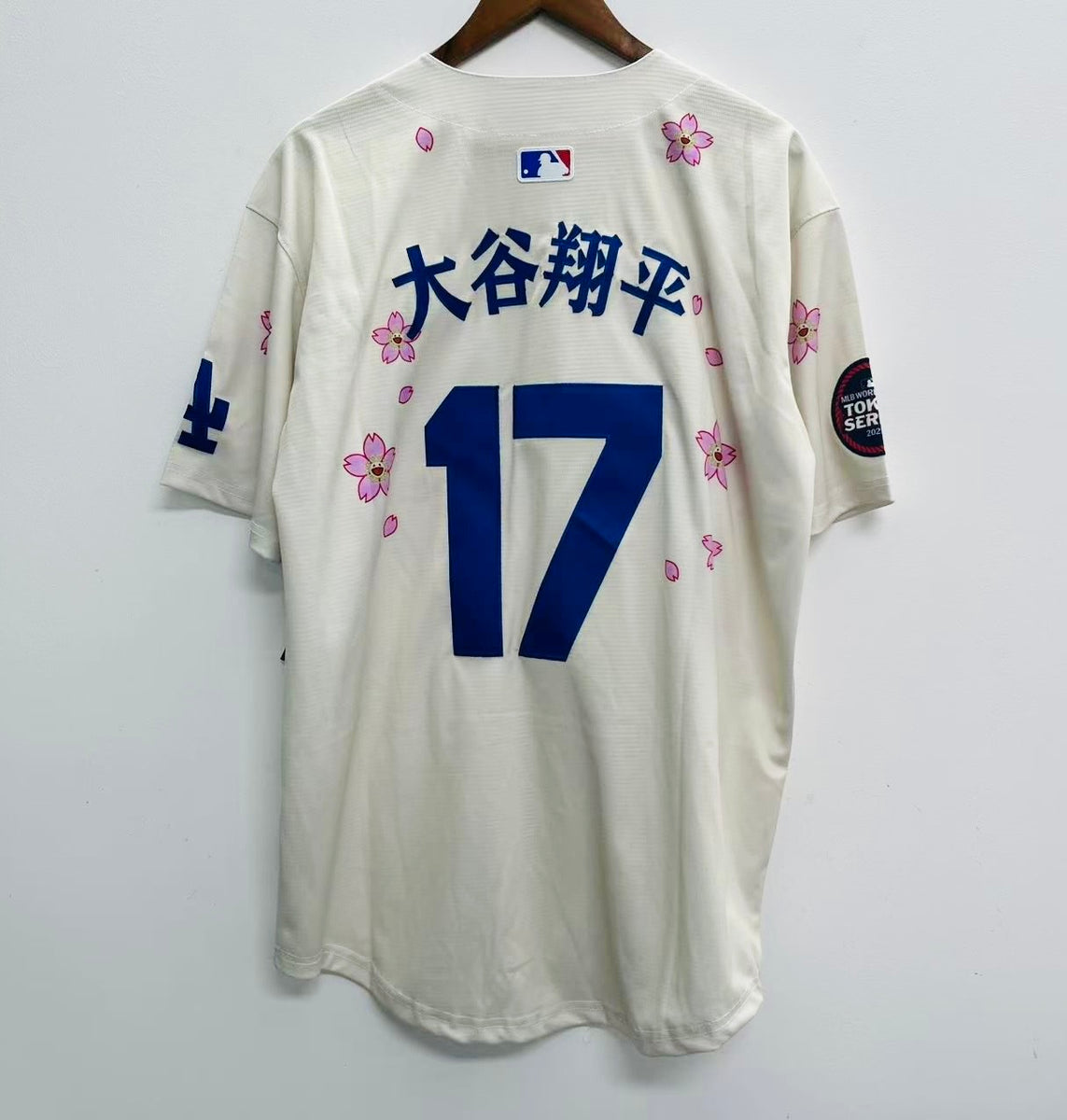 Shohei Ohtani Los Angeles Dodgers Official MLB Nike jersey flowers Jap ...