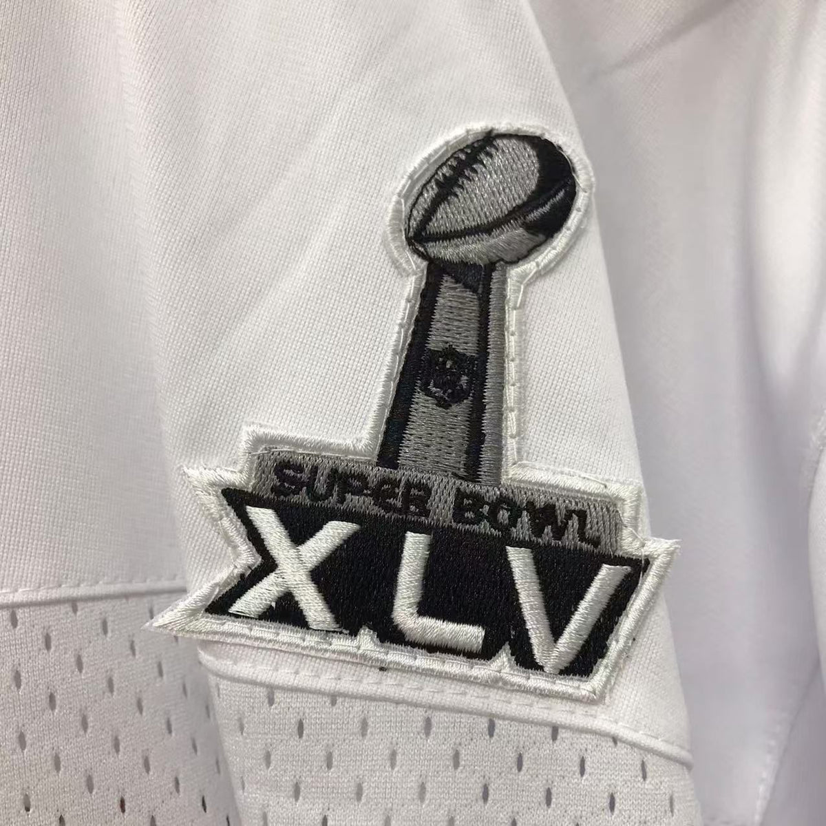 Víctor Cruz New York Giants Jersey white Super Bowl patch – Classic ...
