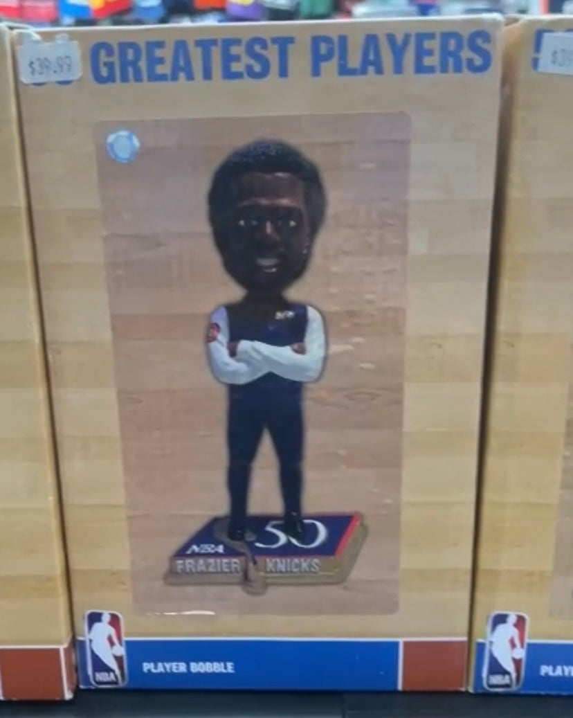 Walt Frazier New York Knicks 50 greatest players Bobblehead Forever Co ...