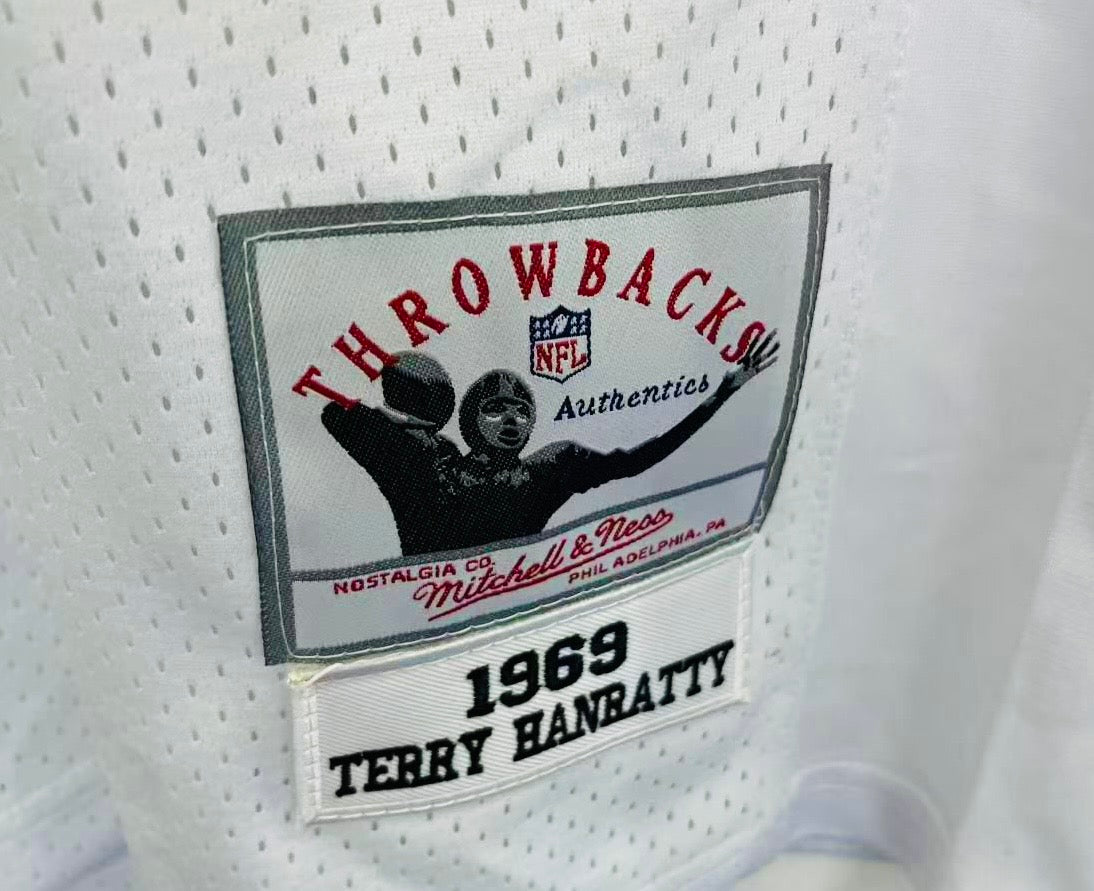 Terry Hanratty 1969 Pittsburgh Steelers NFL Mitchell & Ness Jersey ...