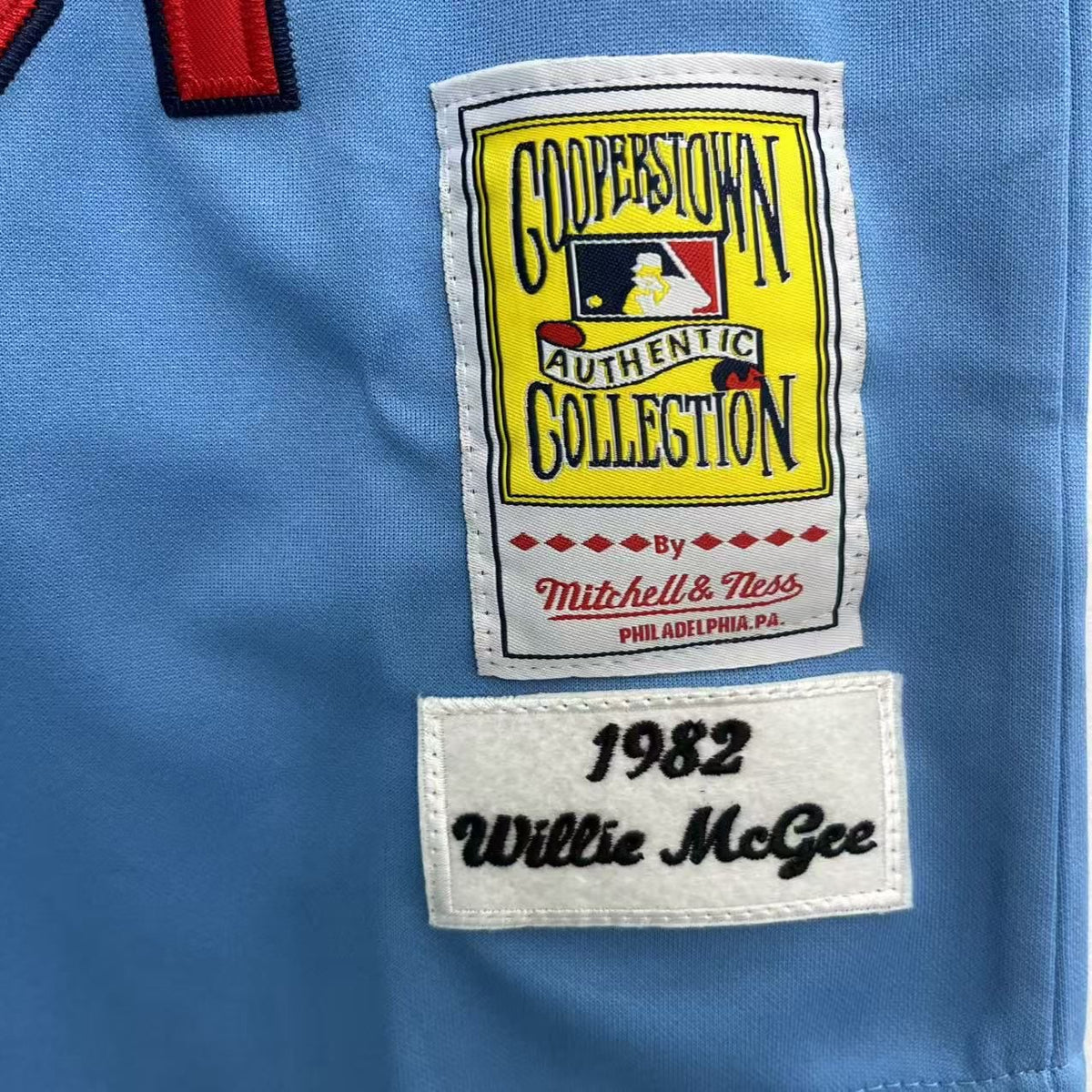 Willie McGee St. Louis Cardinals 1982 Rookie Jersey Mitchell & Ness ...