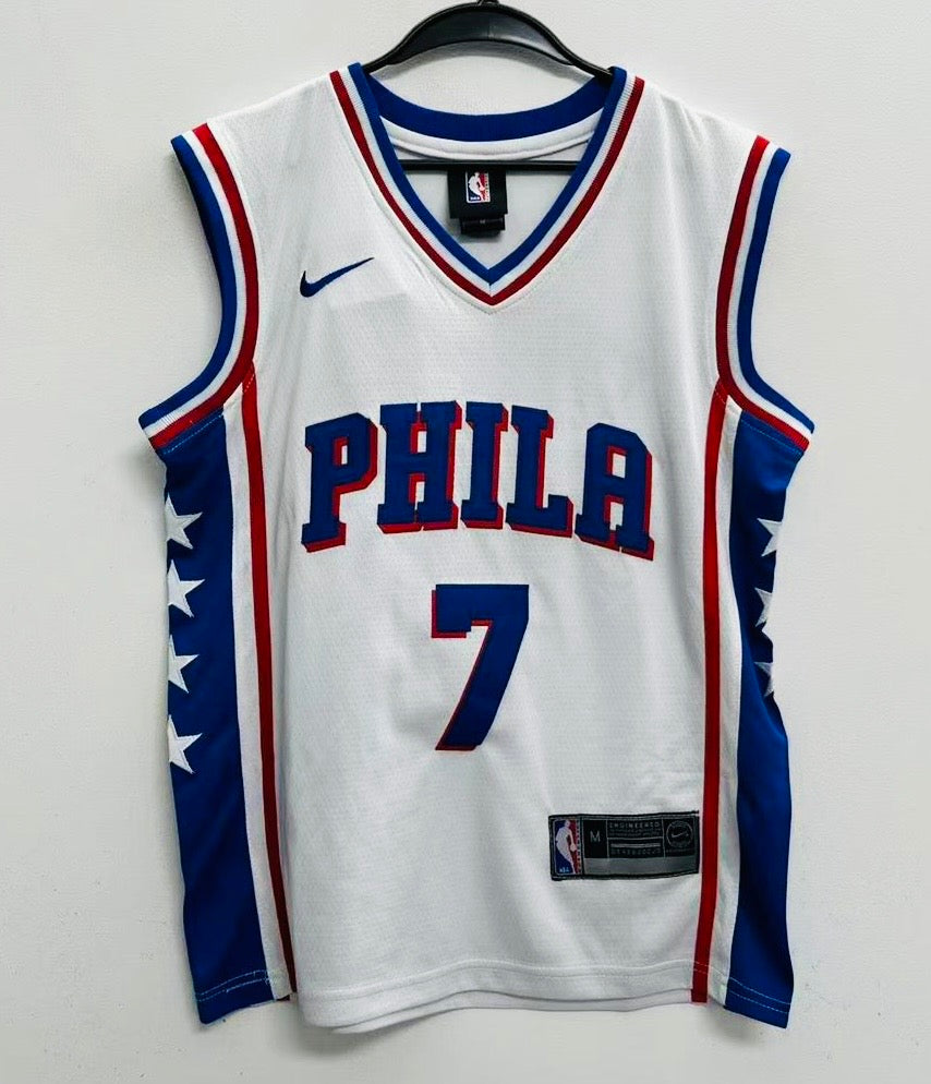 V. J. Edgecombe YOUTH KIDS Philadelphia 76ers Official NBA Jersey ...