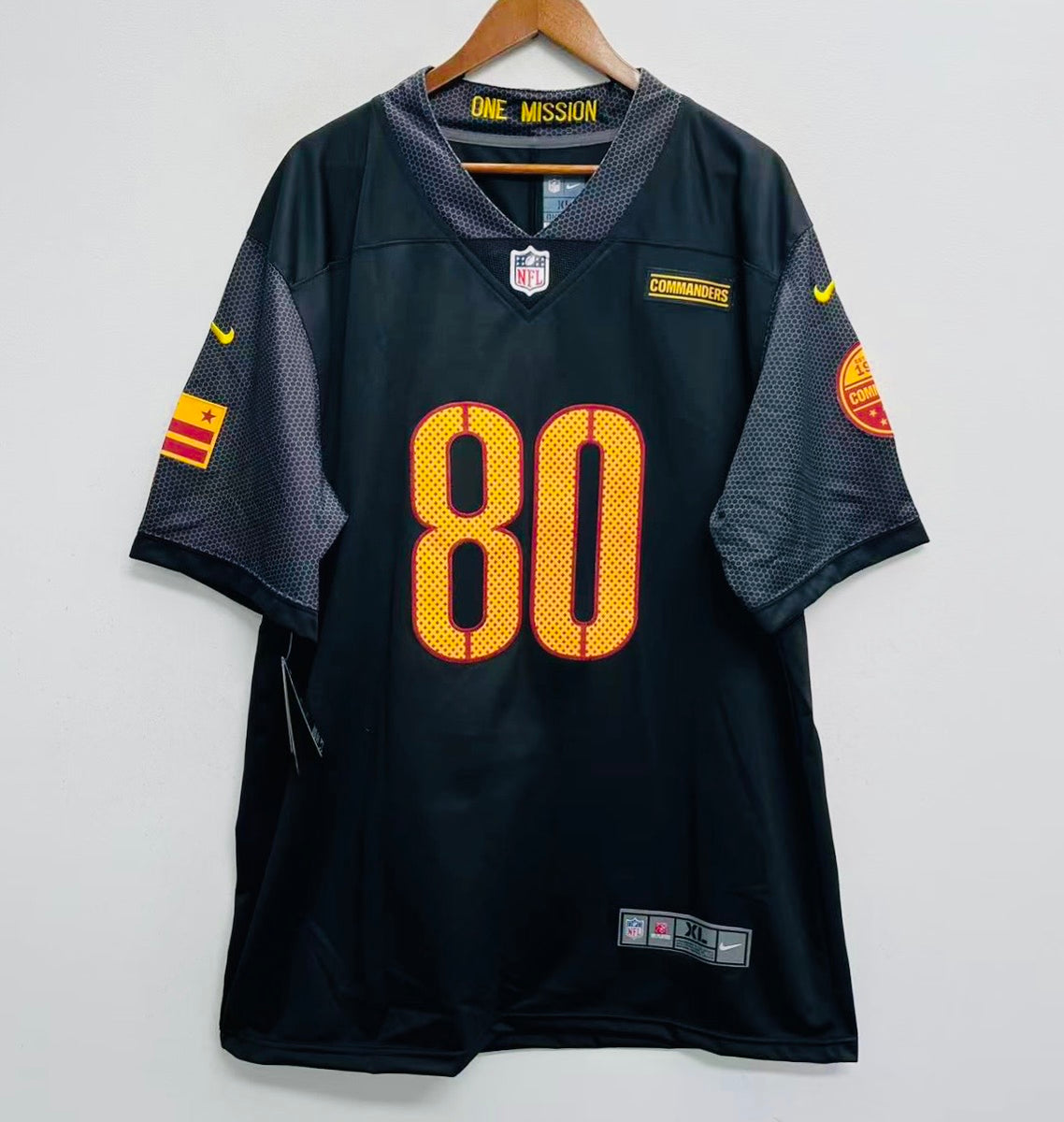 Any name & Number Washington Commanders Official NFL Nike jersey black ...