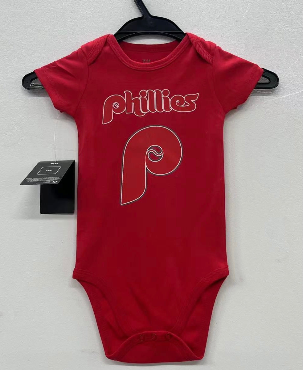 Philadelphia Phillies Retro logo baby onesie creeper snap suit b/t ...