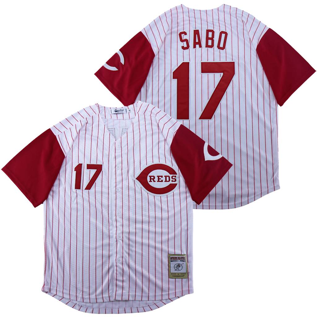 Chris Sabo Cincinnati Reds Jersey Mitchell & Ness – Classic Authentics