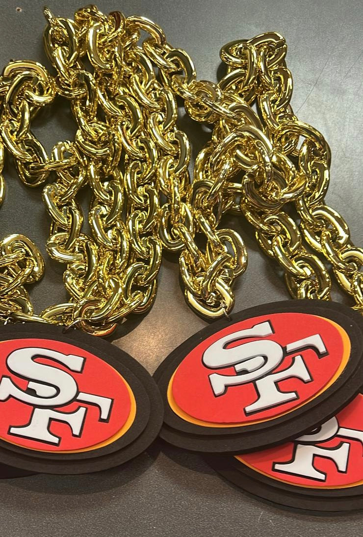 San Francisco 49ers 3D foam Fan Chain – Classic Authentics
