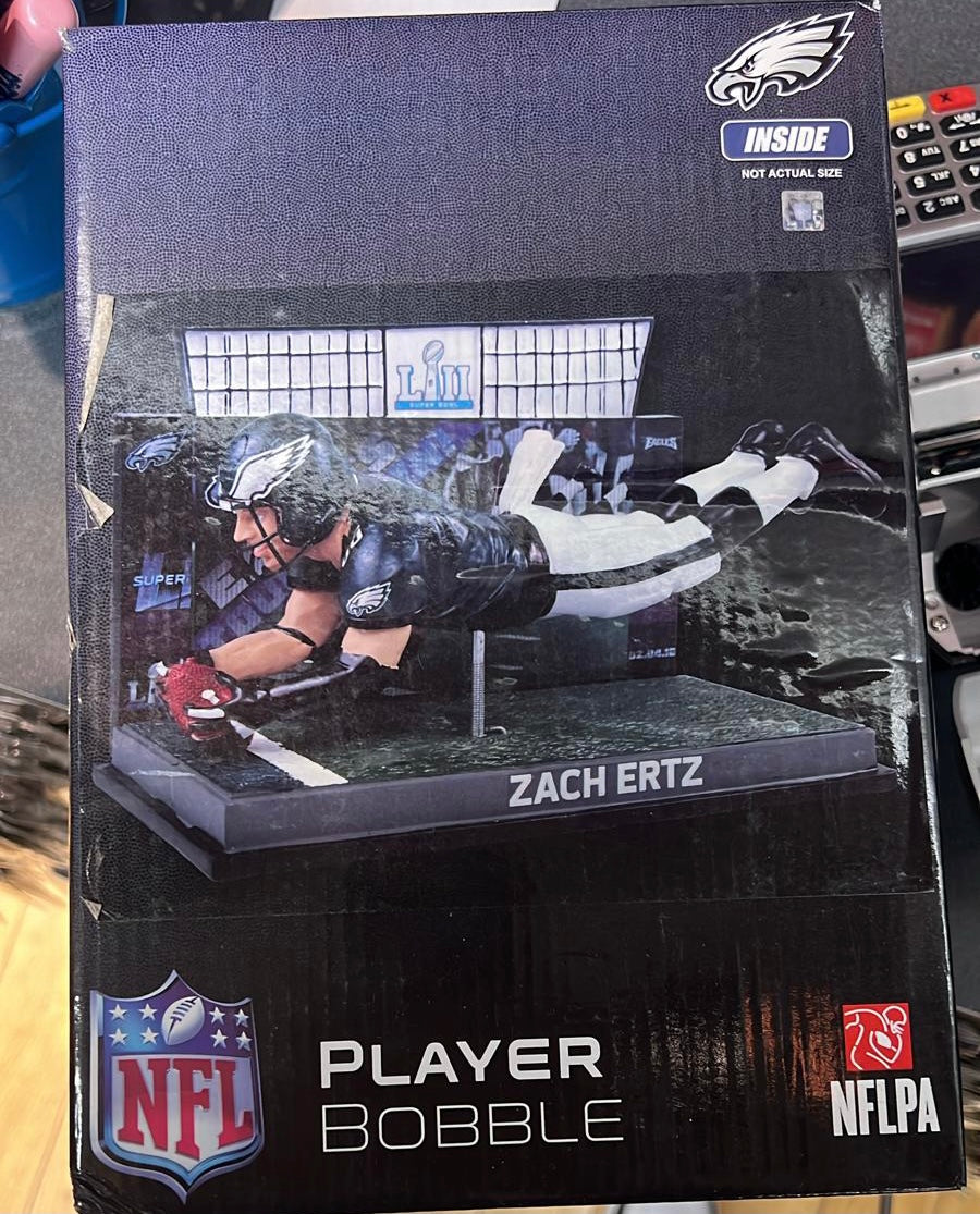 Zach Ertz Philadelphia Eagles Super Bowl Bobblehead Forever Collectibl ...