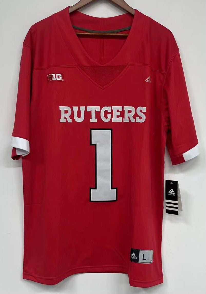 Isiah Pacheco Rutgers Scarlet Knights Official NCAA Adidas Jersey ...