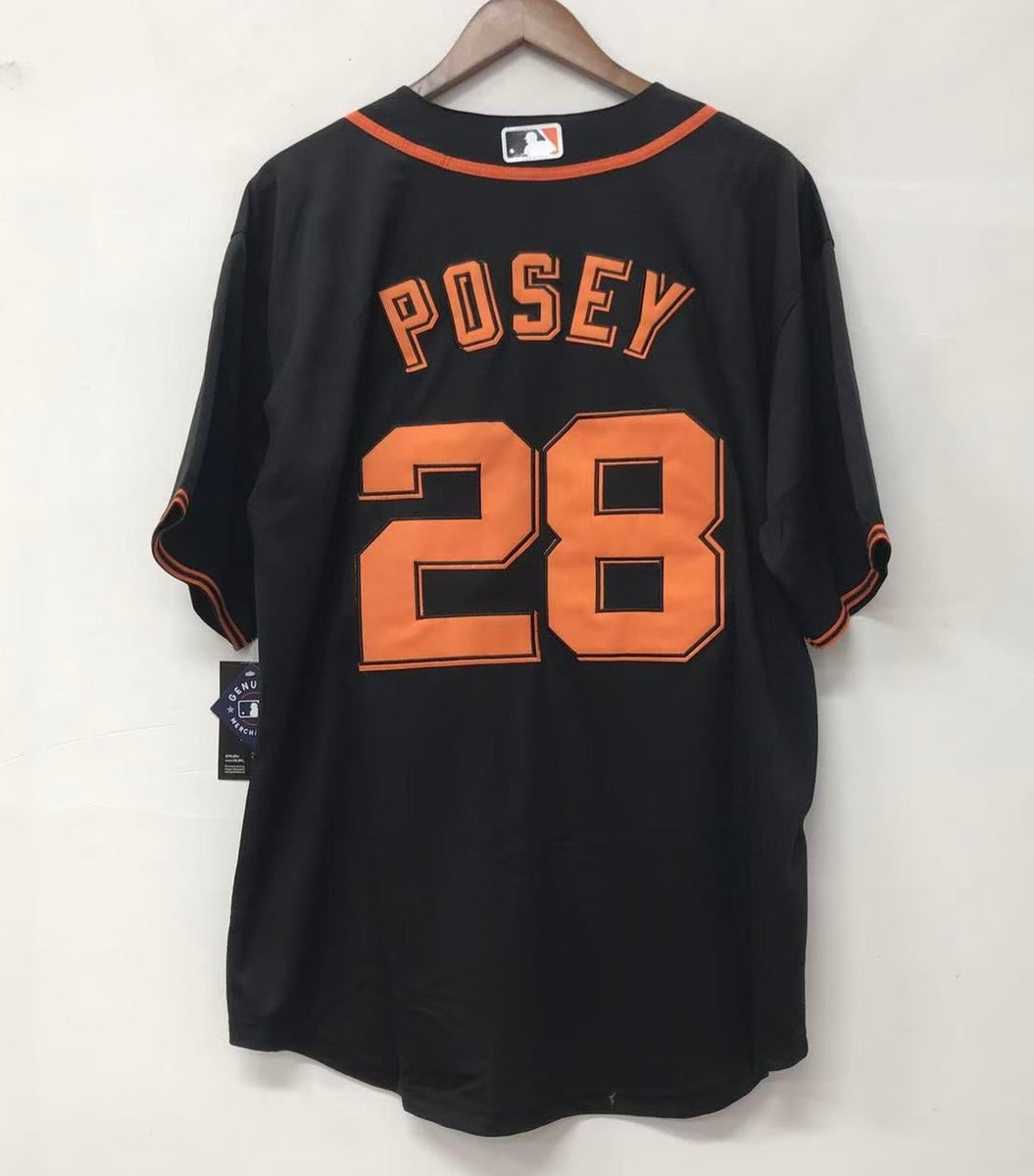 Buster Posey San Francisco Giants Official MLB Nike Jersey black ...