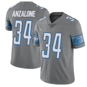 Alex Anzalone Detroit Lions Official NFL Nike Jersey gray – Classic ...
