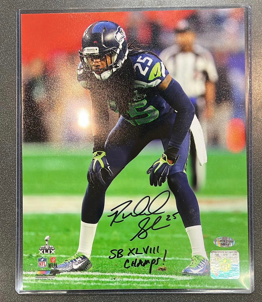 Richard Sherman Seattle Seahawks Autographed 8x10 photo with COA ...