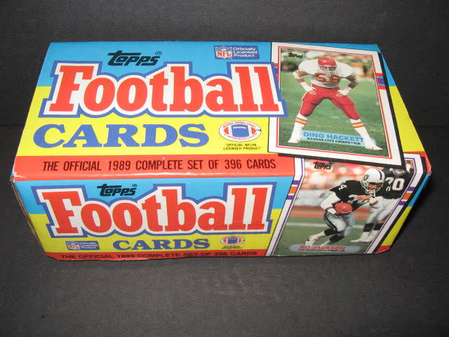 1989 Topps Football complete Factory Set – Classic Authentics