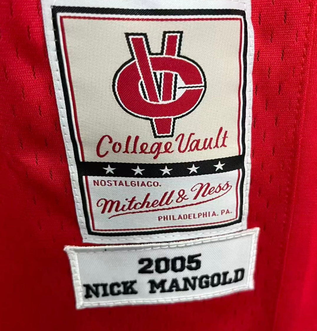Nick Mangold Ohio State Buckeyes Official NCAA Mitchell & Ness Jersey ...