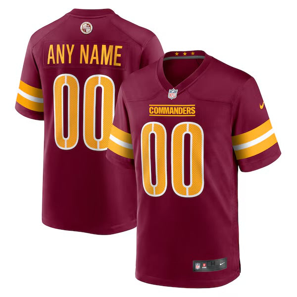 Any name & Number Washington Commanders Official NFL Nike jersey ...