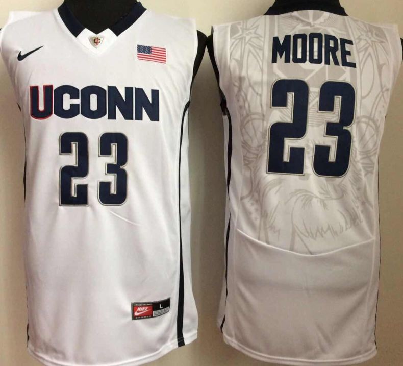 Maya Moore UCONN Connecticut Huskies Jersey White Nike – Classic Authentics