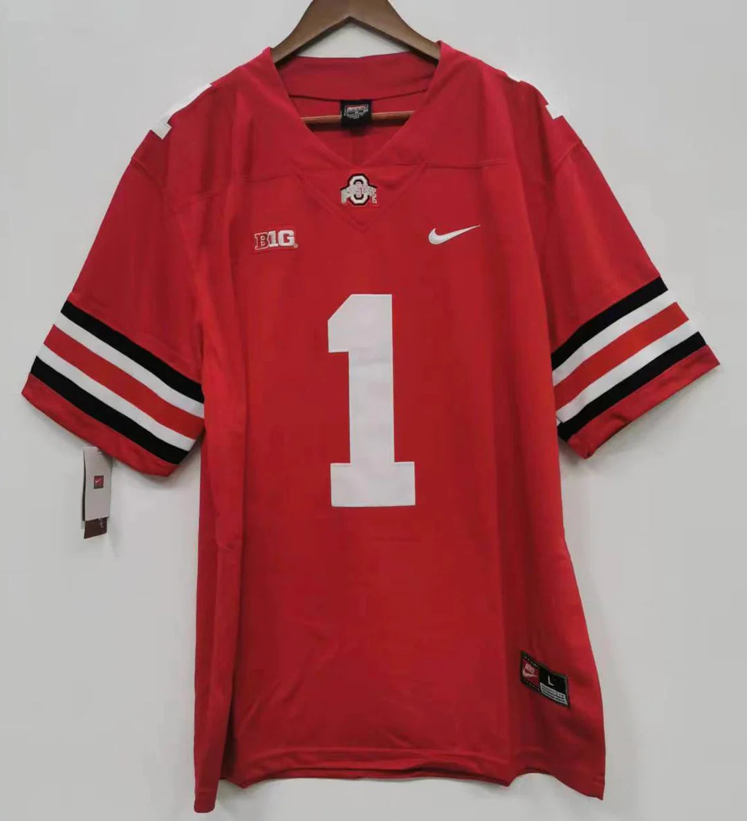 Any Name & Number Ohio State Buckeyes customized Nike Jersey Red ...