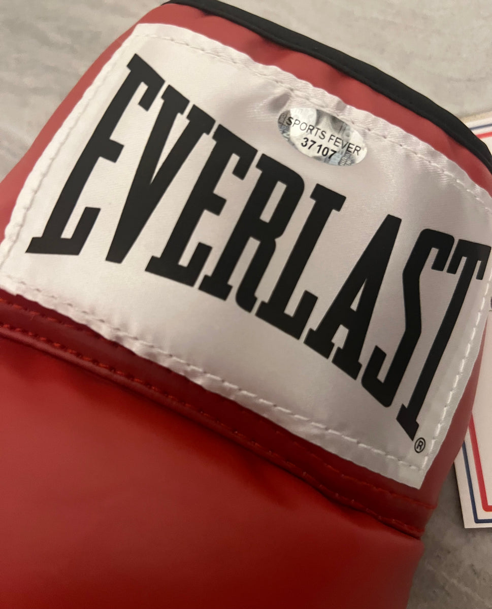 Mike Tyson Autographed Everlast Boxing glove COA & Photo signing ...