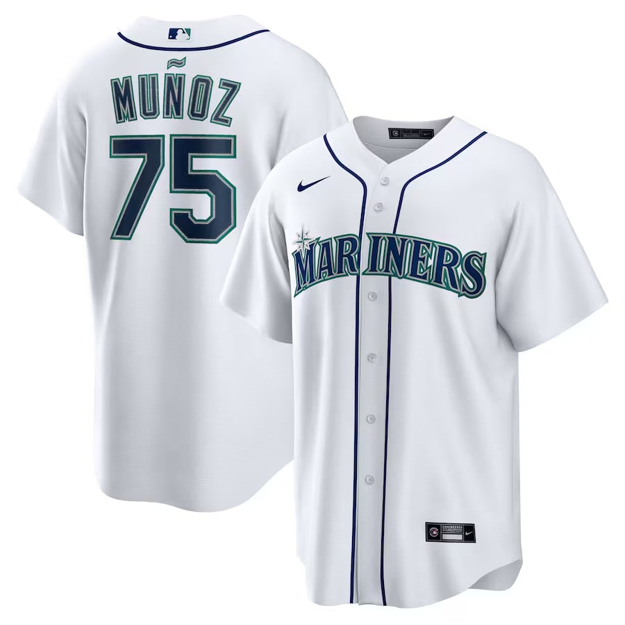 Andrés Muñoz Seattle Mariners Official MLB Nike Jersey – Classic Authentics