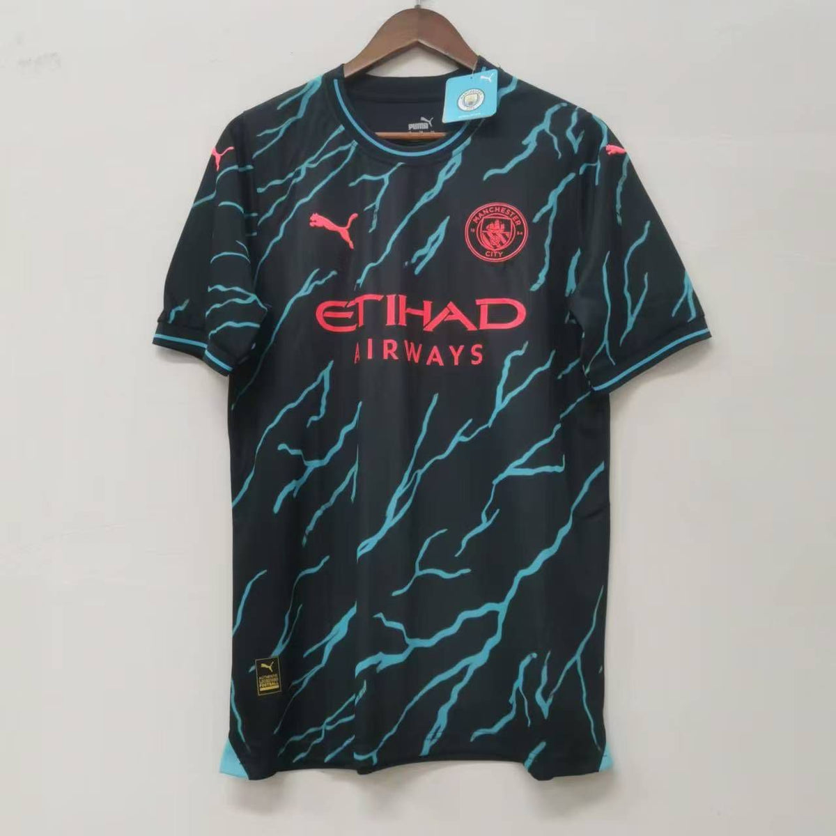 Erling Haaland adult Manchester City 3rd jersey 2024 – Classic Authentics