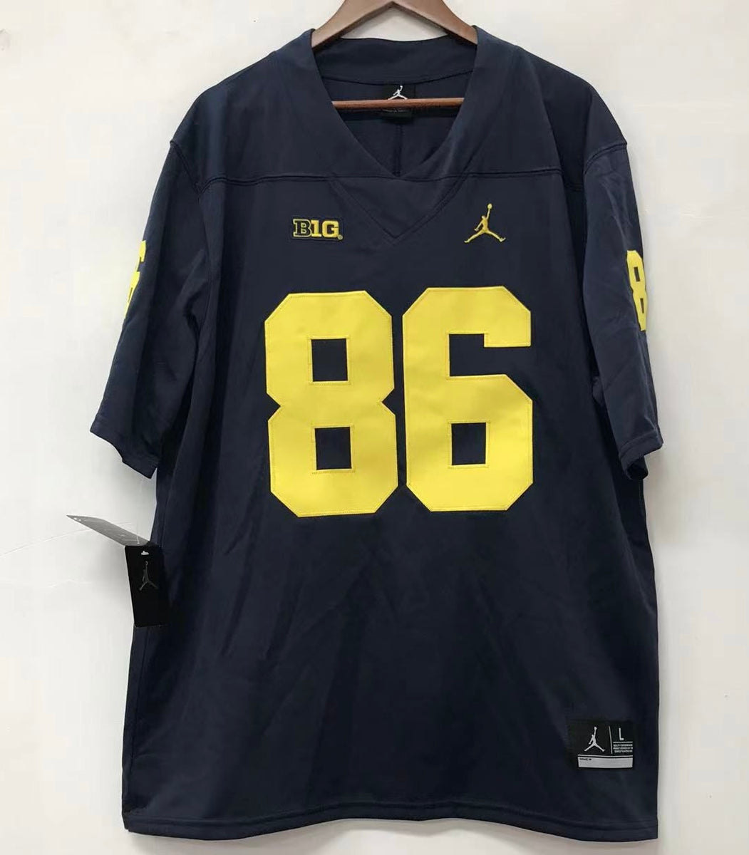 Mario Manningham Michigan Wolverines Jersey blue – Classic Authentics