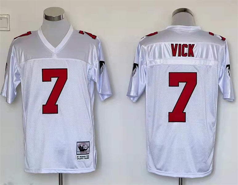 Michael Vick Atlanta Falcons Jersey white Mitchell & Ness – Classic ...