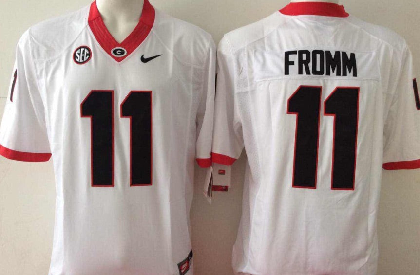 Jake Fromm Georgia Bulldogs Jersey white Nike – Classic Authentics